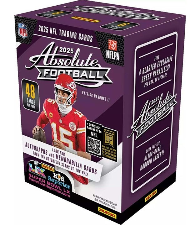 2025/26 Panini NFL Absolute Football Blaster Sports Cards Box – Just ...